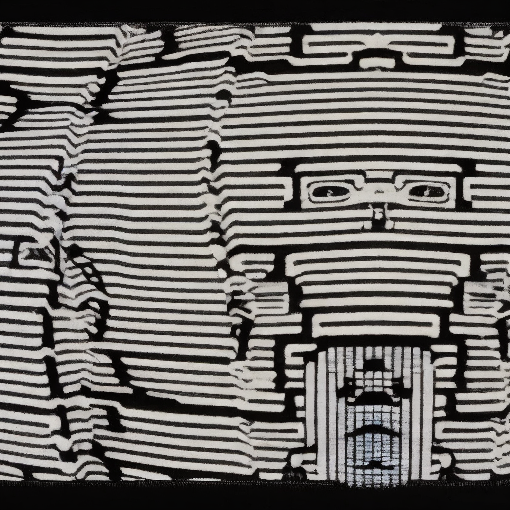 KREA AI - vhs colorful tv static overlay of seven demons po...