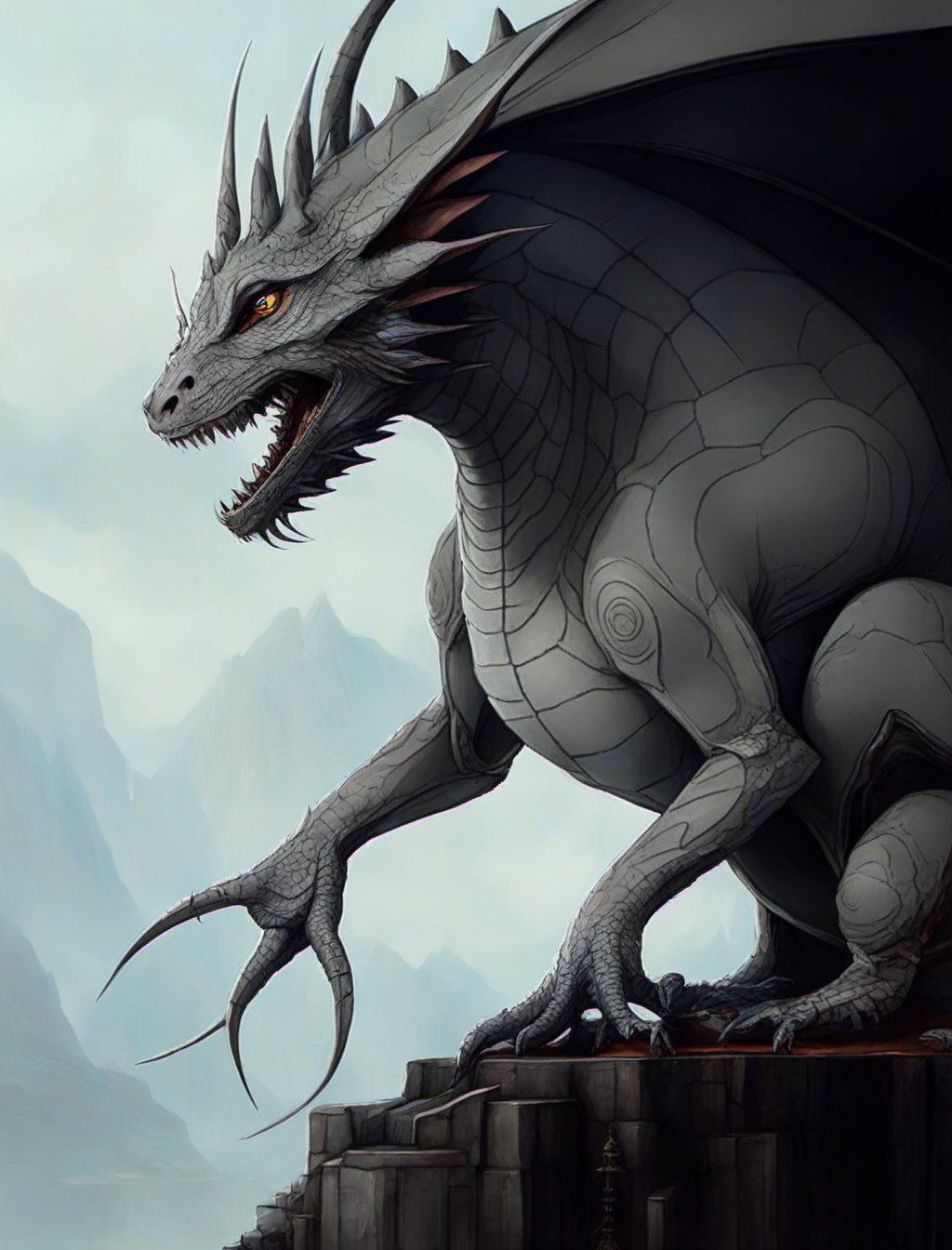 KREA AI - Azymondias The Dragon Prince, moon, hyperrealism, KREA AI - Azymondias The Dragon Prince, moon, hyperrealism,