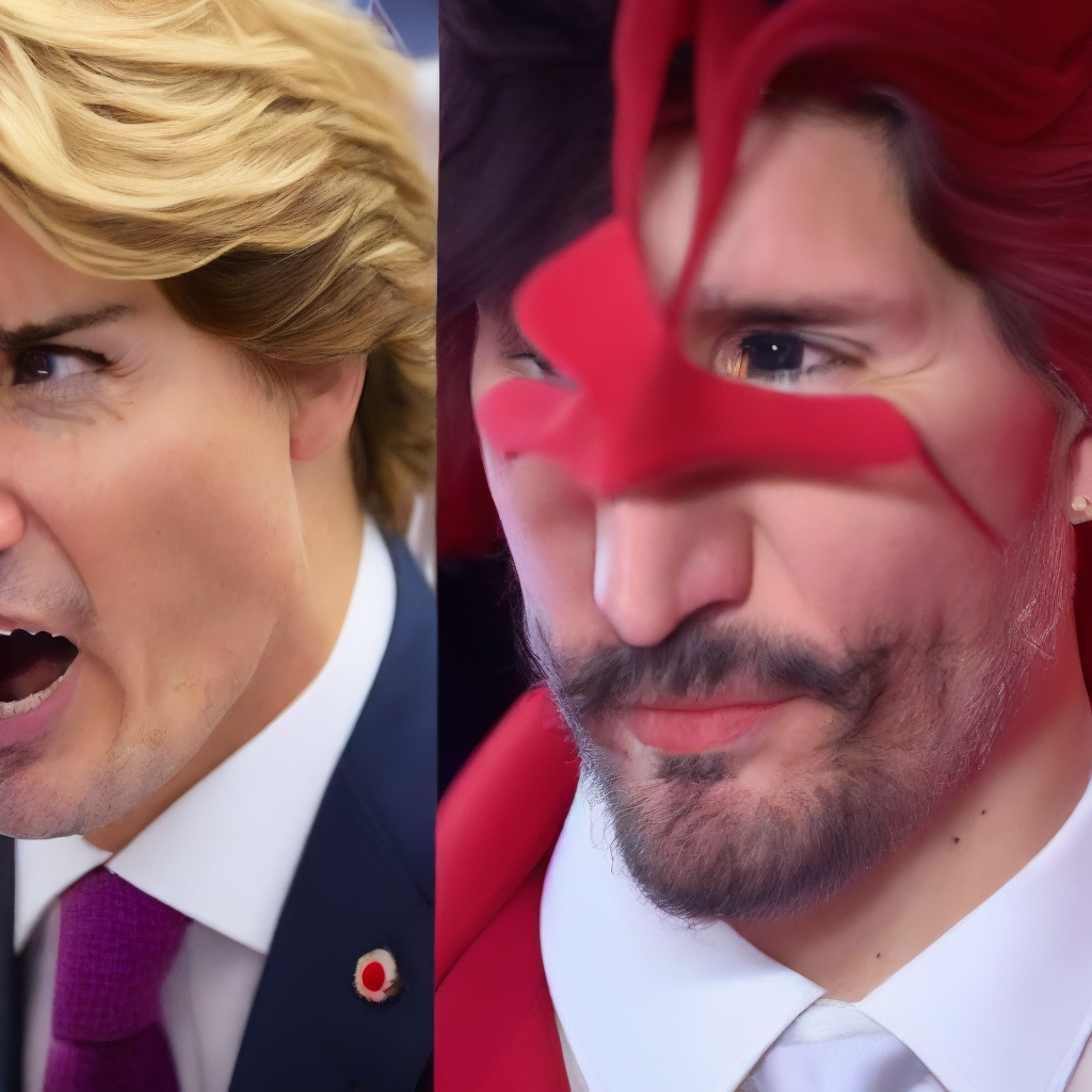 KREA AI - JUSTIN TRUDEAU as a anime character Donquixote Dof...