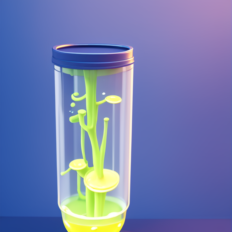 KREA AI - a water filtration jar, realistic design, porous f...