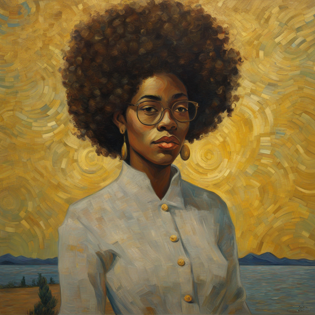 KREA AI - Una chica afro que es extrovertida y perseverante ...