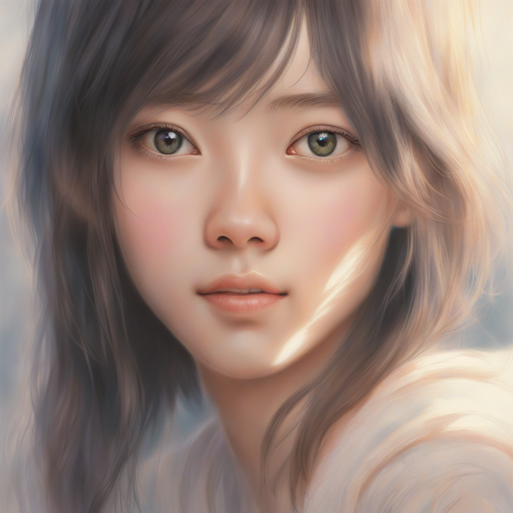 KREA AI - female portrait, close up face, realistic skin tex...