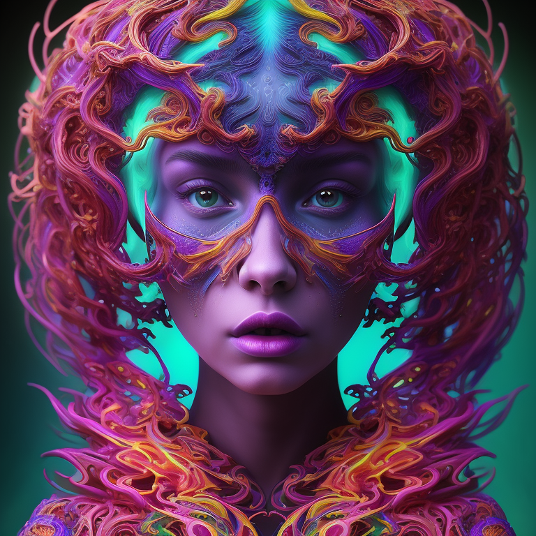 KREA AI - **Prompt:** Step into a world where art transcends...