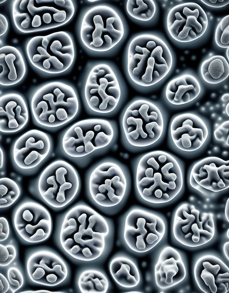 KREA AI - Realistic electron microscope image of brain tissu...