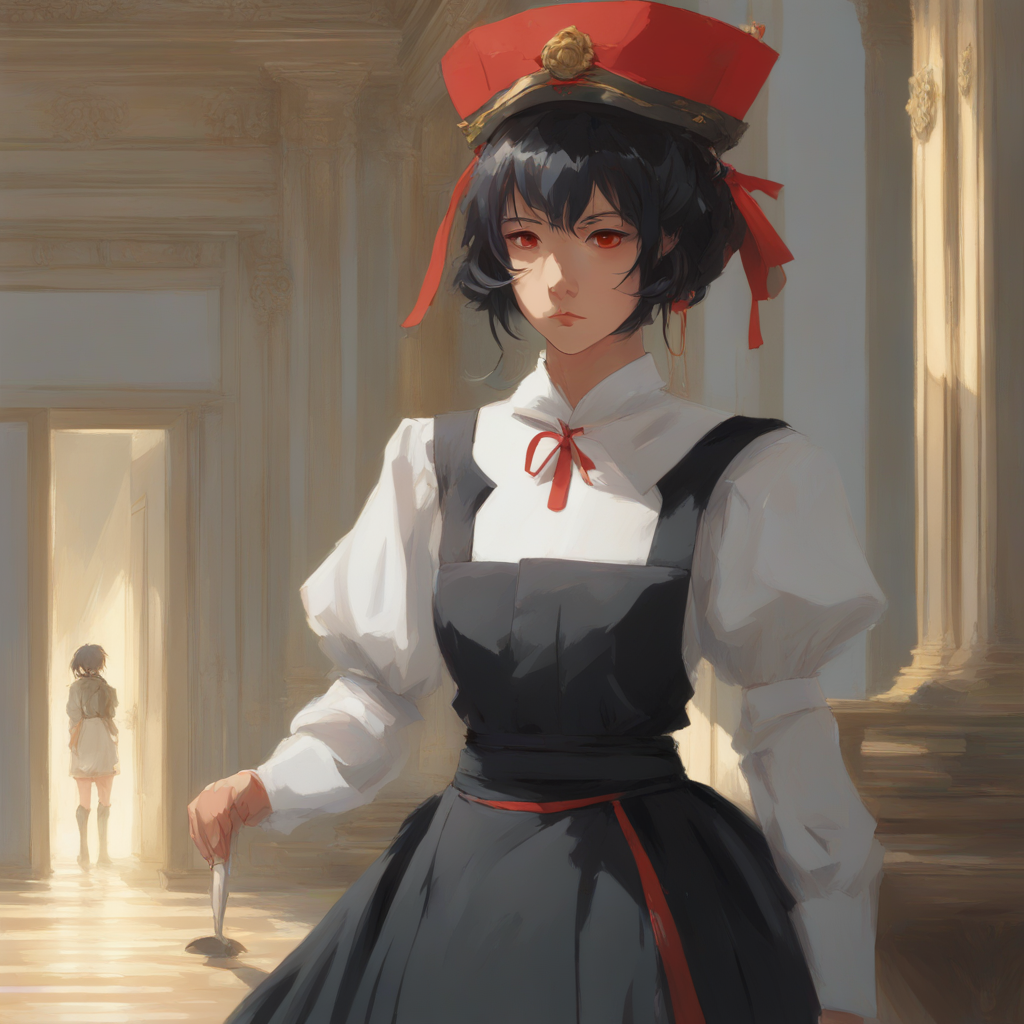 KREA AI - baroque oil painting anime key visual full body po...