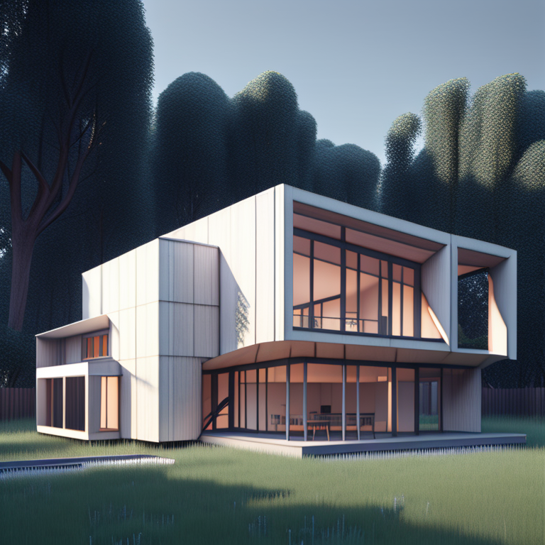 KREA AI - Generate a house in the Shed style architecture li...