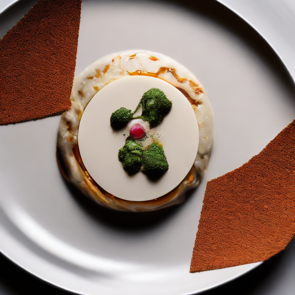 KREA AI - brilliant food dish from Alinea 2023 - photograph ...