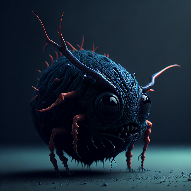 KREA AI - empty space, abstract, complex, blob, character, i...