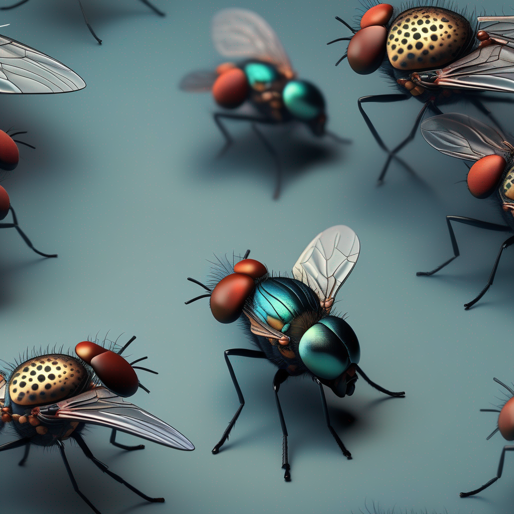 KREA AI - Create a hyper-realistic 3D render of a fly, inspi...