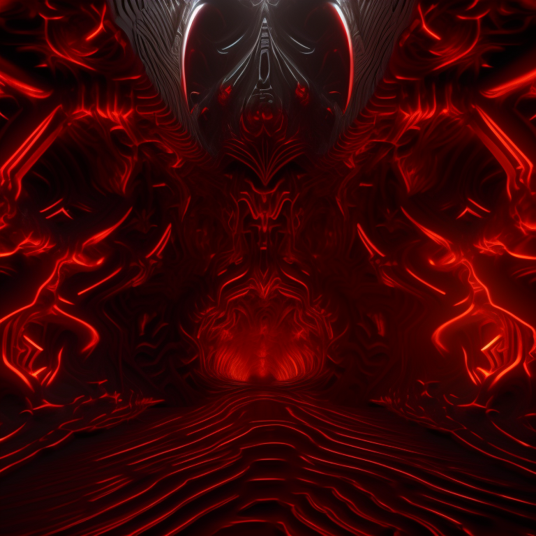 KREA AI - demonic overlord, descent to hell, lucifer rising,...