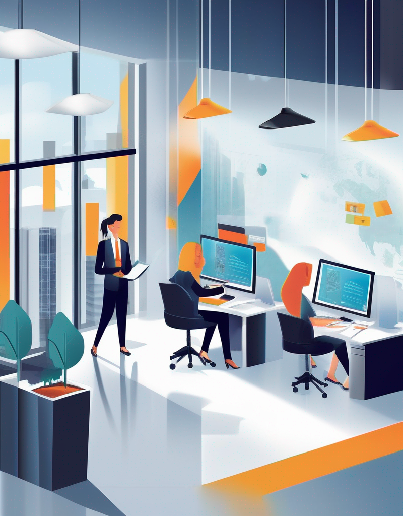 KREA AI - **Prompt:** Create an engaging business website il...