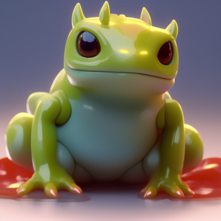 KREA AI - Translucent, Amphibian, Plushies, Pokémon, Gundam,...