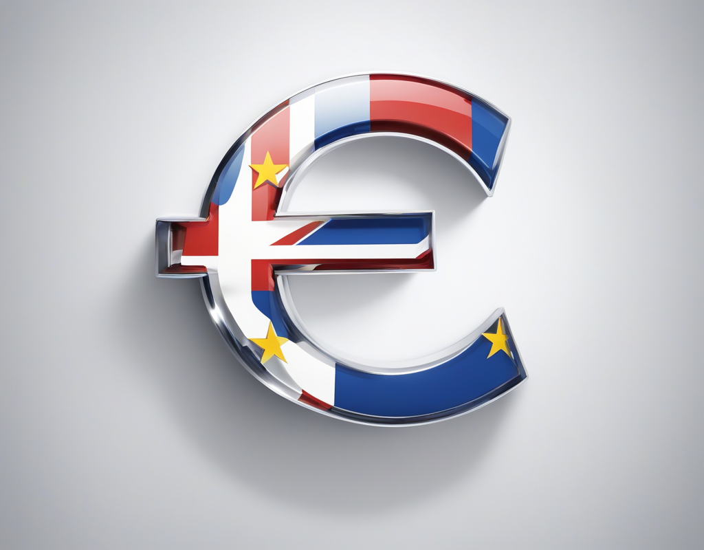 KREA AI - computer graphic style white euro symbol, bank acc...