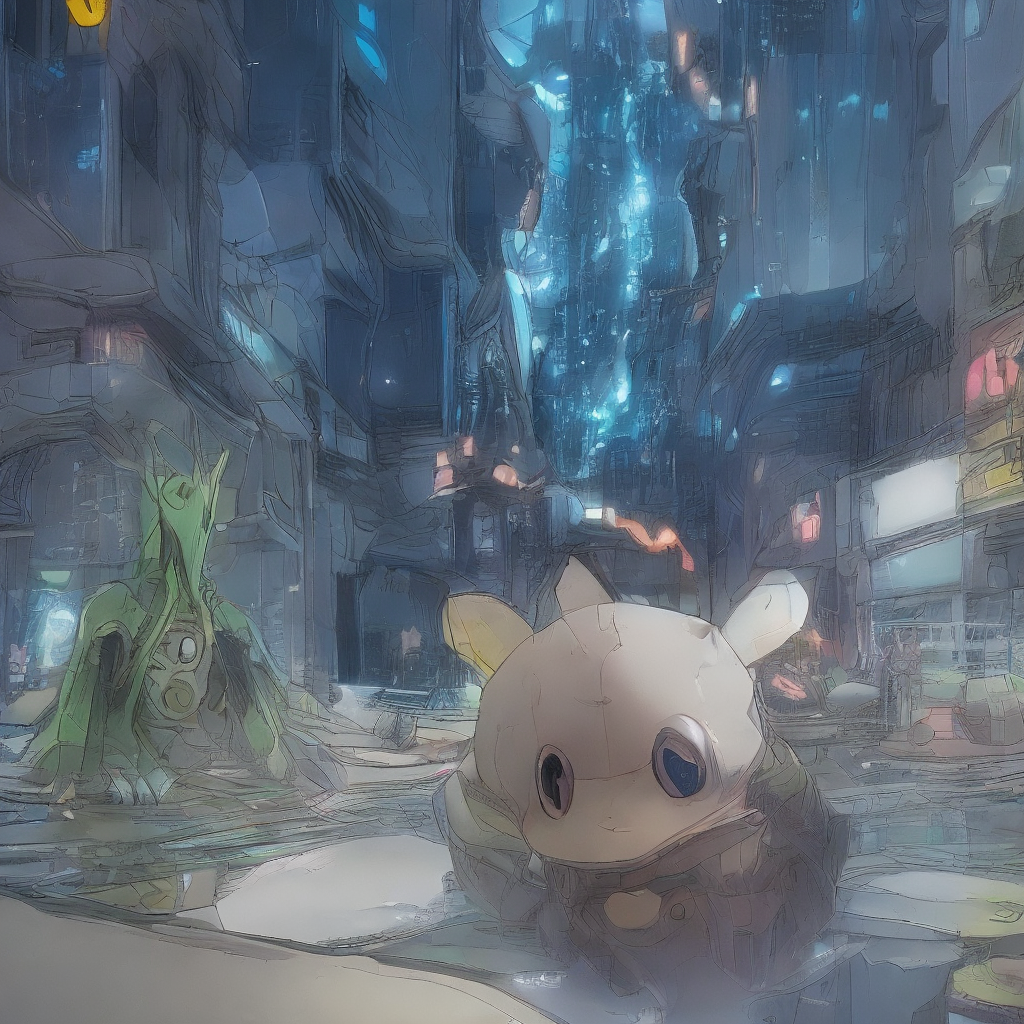 KREA AI - Translucent, Amphibian, Plushies, Pokémon, Gundam,...