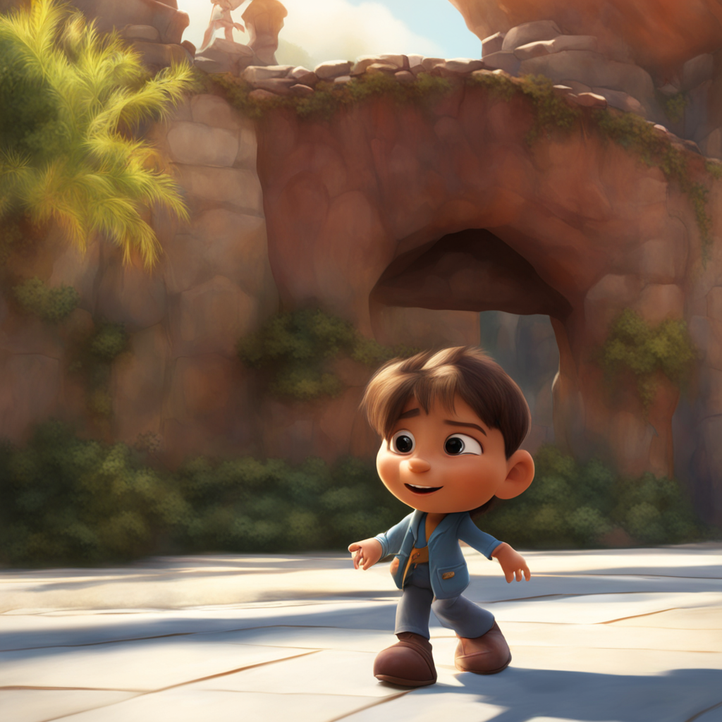 KREA AI - make a version of this image in disney pixar style...