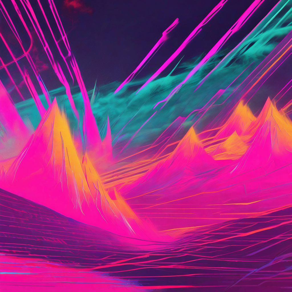 KREA AI - Synthwave T-shirt, Synthwave art, Channeling the e...