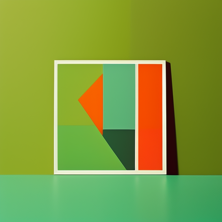 KREA AI - Create a minimalist image with a flat solid color ...