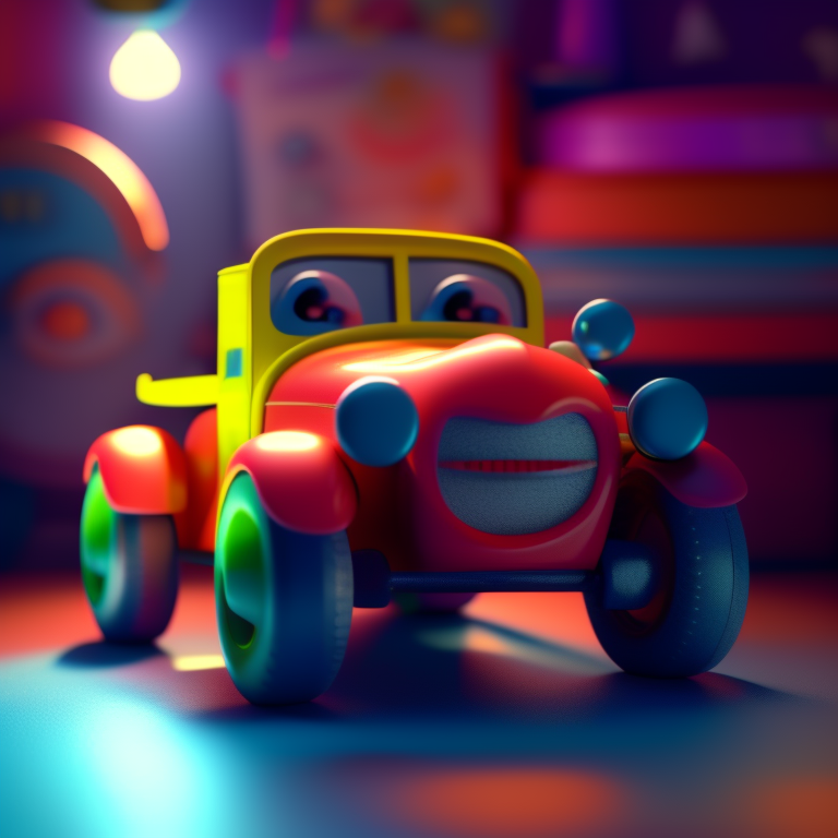 KREA AI - Create a Pixar-style 3D render of a classic toy, l...
