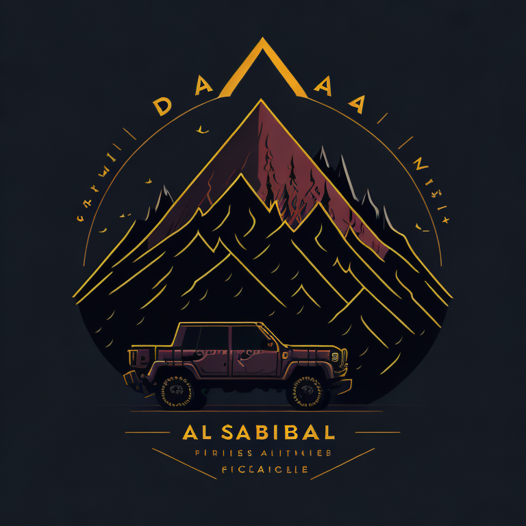 KREA AI - The logo of the Al-Sabla 4x4 Group is an image of ...