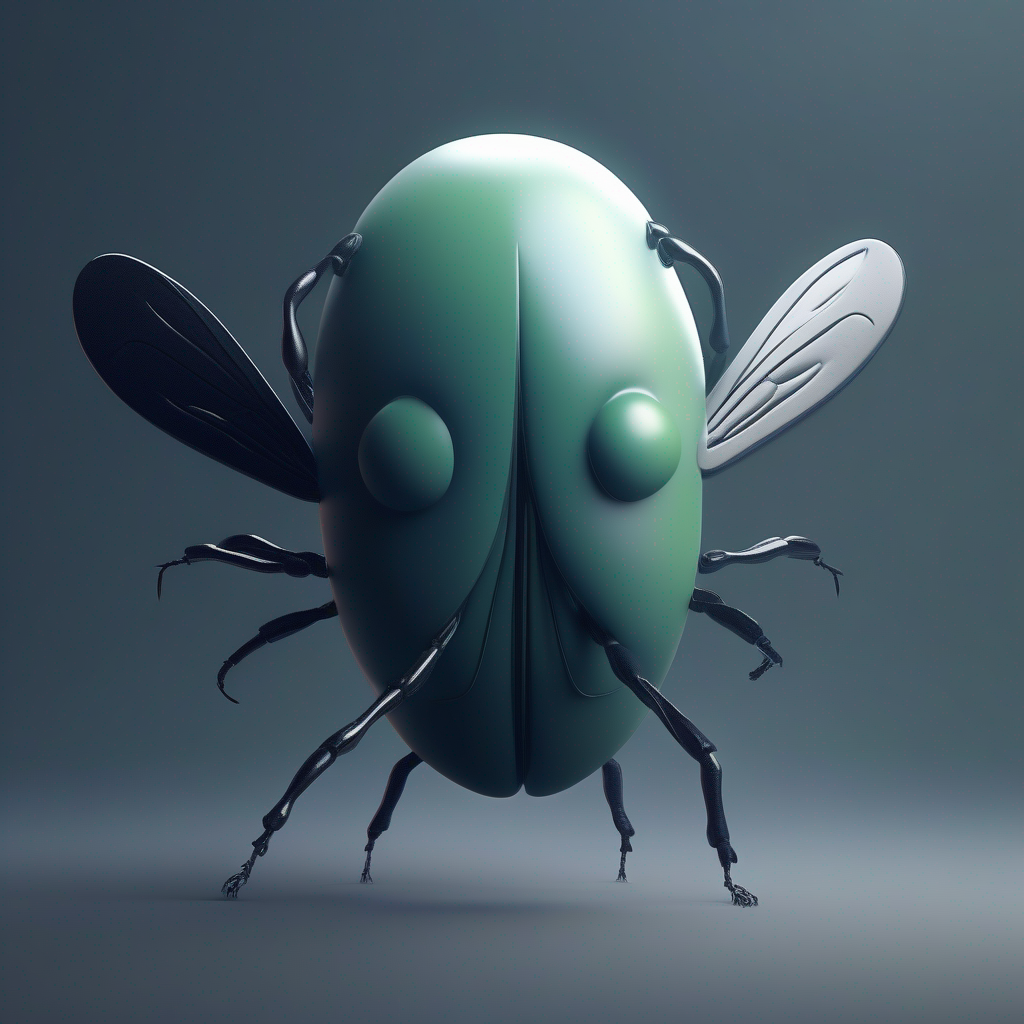 KREA AI - empty space, abstract blob, character, insect, obs...