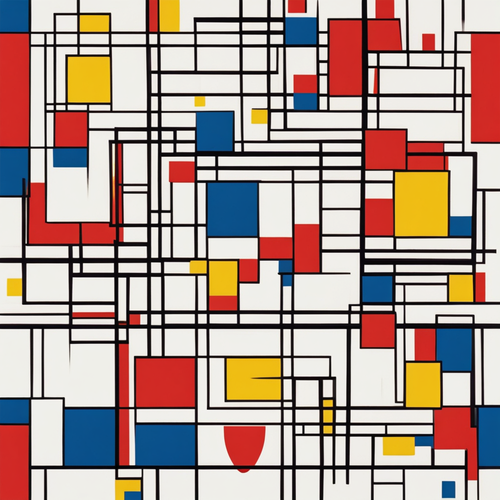 KREA AI - Create a design featuring geometric shapes in a mi...