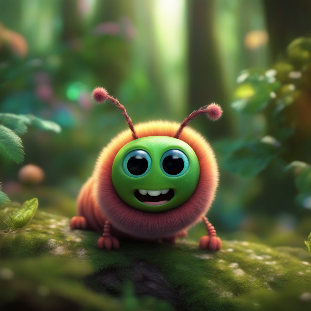 KREA AI - super detailed cute anthropomorphic fuzzy pixar-st...