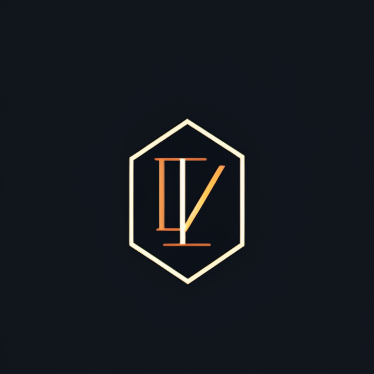 KREA AI - monogram of the letters LWD into a single geometri...