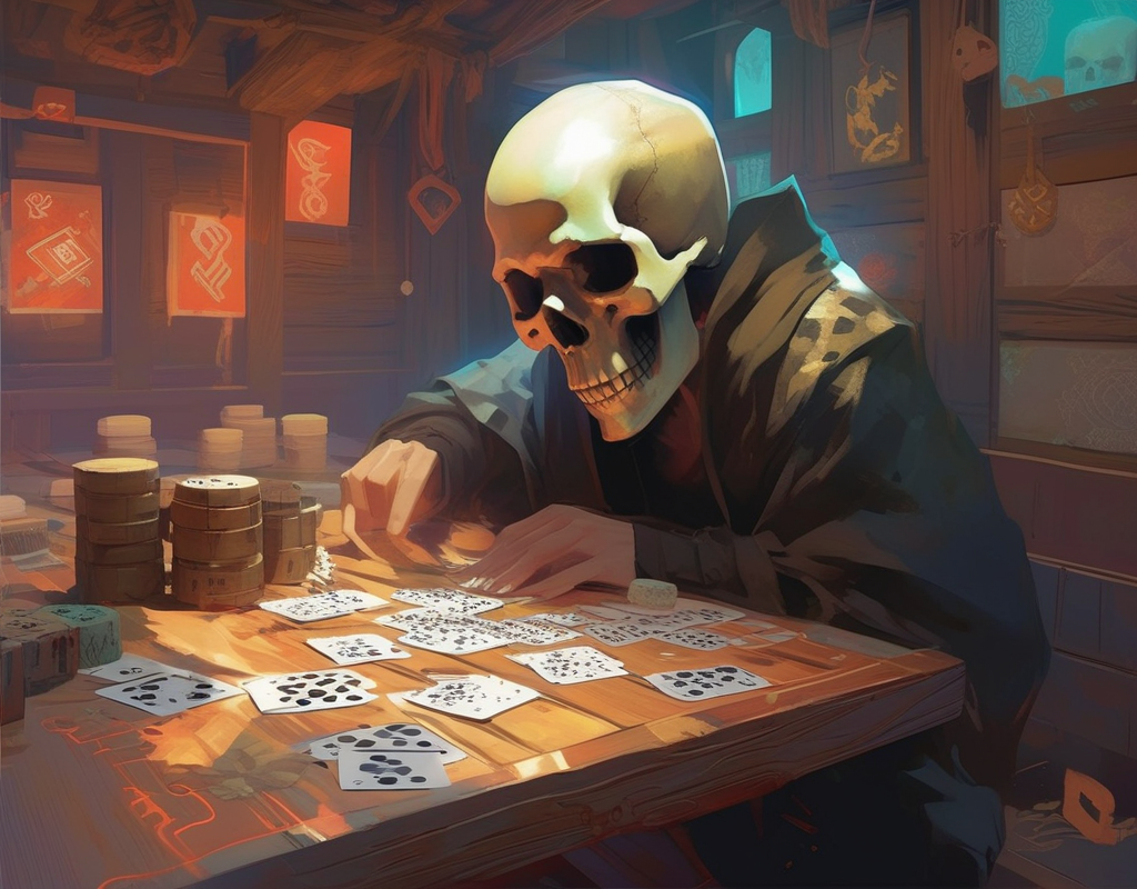 KREA AI - Craig Mullins Style page, a wooden table with a bl...