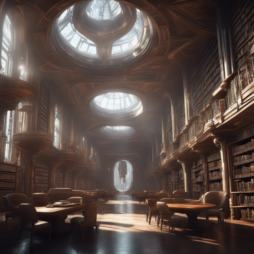 KREA AI - The great library of Alaxandria reimagined in the ...