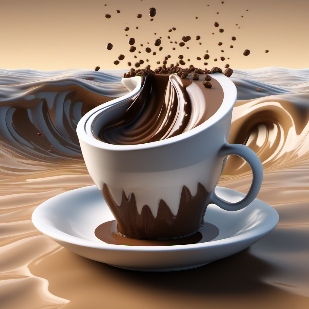 KREA AI - A surreal 3D render inspired by Salvador Dali's st...