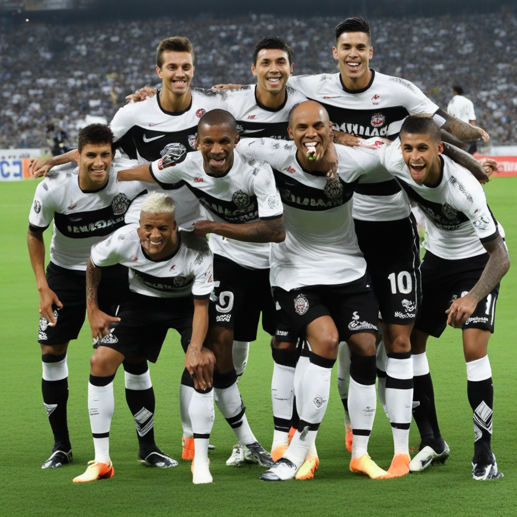 KREA AI - Corinthians football team most beautiful goal